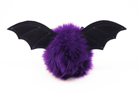 Bella the Dark Purple Bat Stuffed Animal Plush Toy
