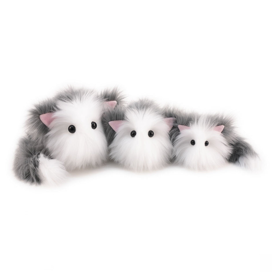 Buddy the Grey and White Cat Stuffed Animal Plush Toy
