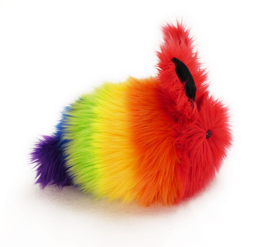 Bow the Rainbow Bunny Stuffed Animal Plush Toy